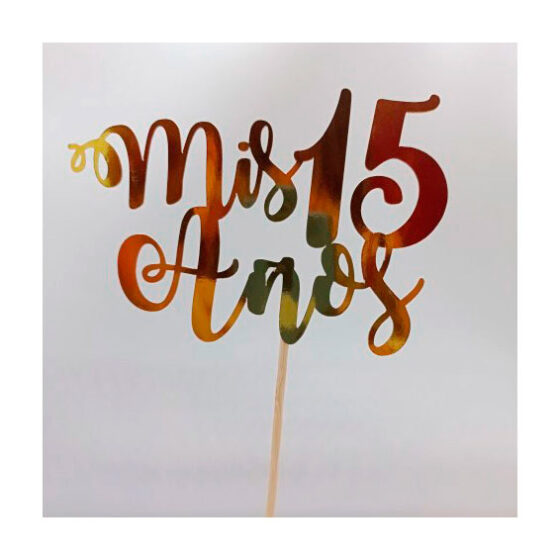 Topper Mis 15 años - 304915 - Casa Joven Sweet